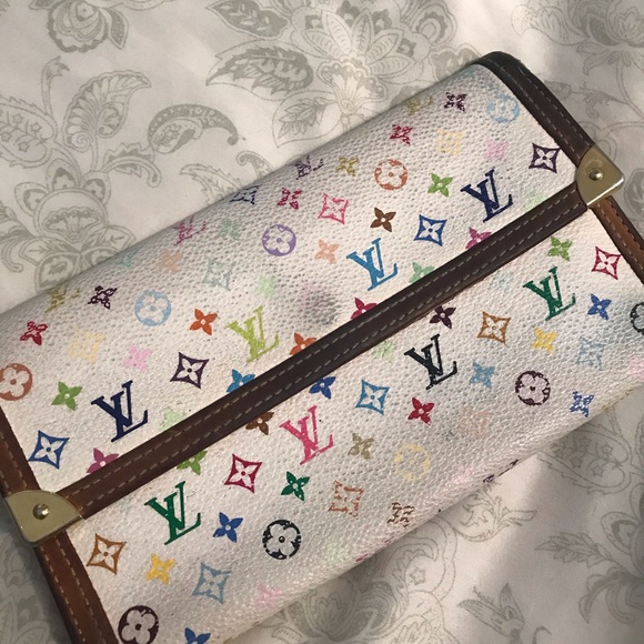 Louis Vuitton | Bags | Louis Vuitton Multicolor Wallet | Poshmark